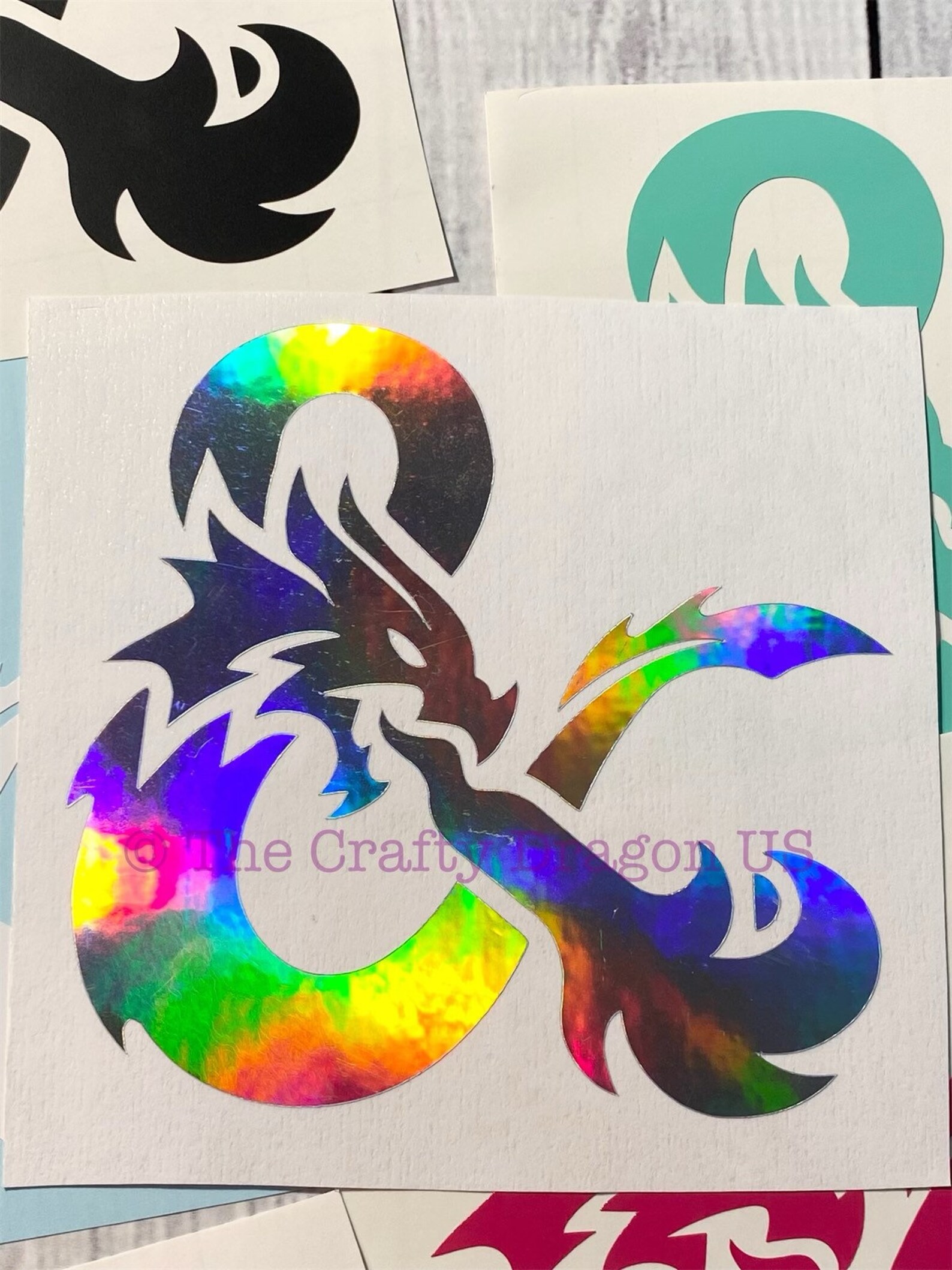 D&D Decal D and D Ampersand Decal for Car Laptop Notebook | Etsy