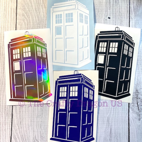 Doctor Who Tardis Decal for Car Laptop | Etsy