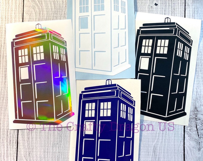 Doctor Who Tardis Decal for Car, Laptop - Etsy