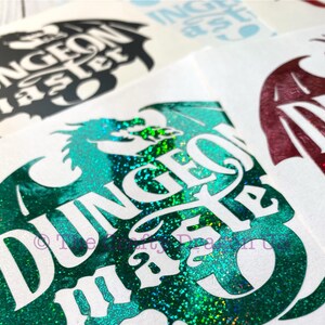 D&D Car Decal, Dungeons and Dragons Decal, Dungeon Master Decal, Dnd ...