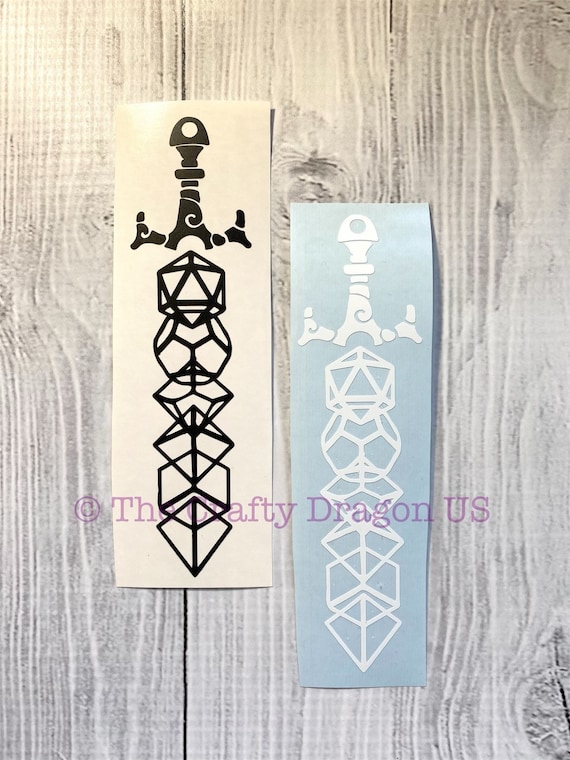 D&D Decal Laptop Phone Tumbler Car Decal Dungeons and - Etsy