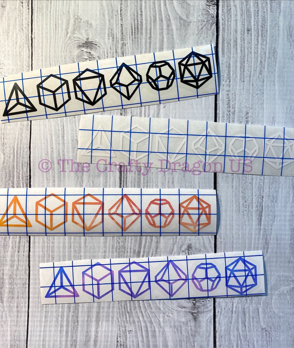 D&D Dice Car Decal Dungeons and Dragons Laptop Decal DND - Etsy