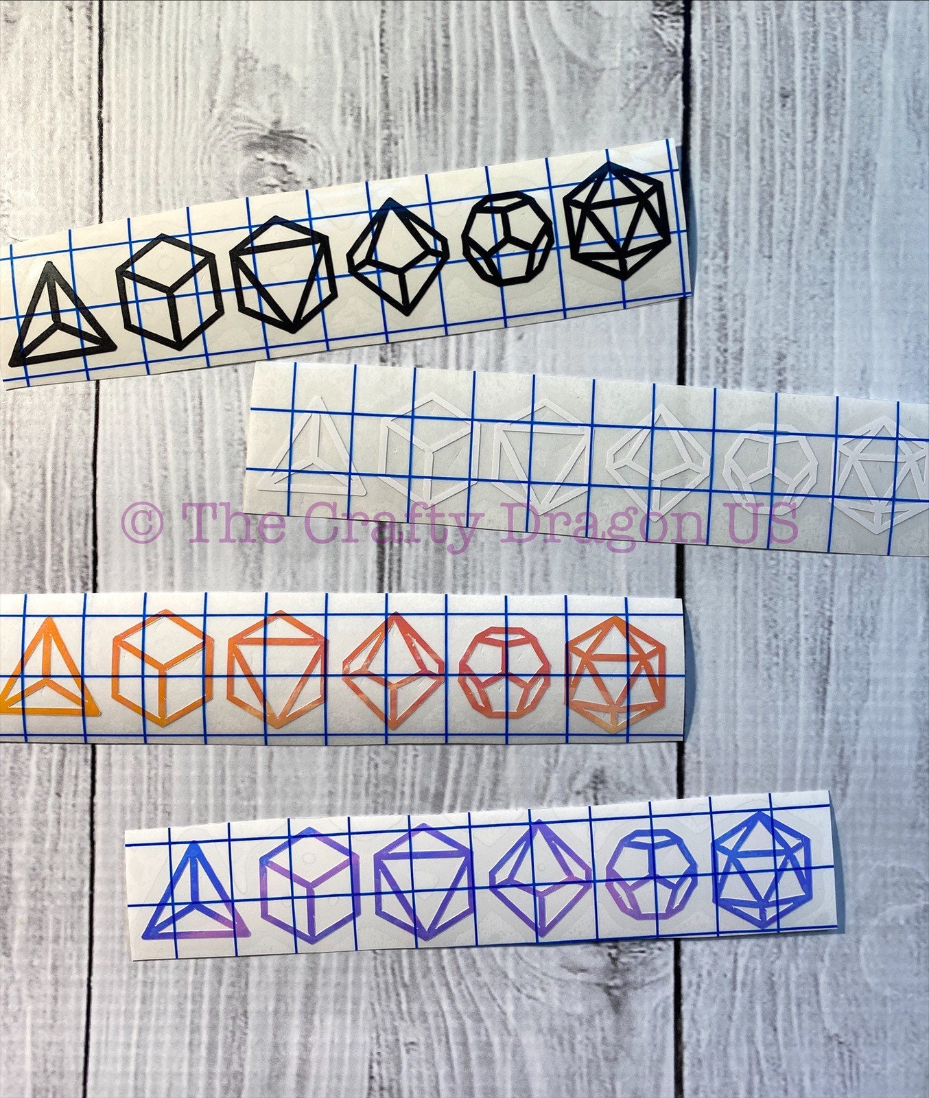 D&D Dice Car Decal Dungeons and Dragons Laptop Decal DND - Etsy