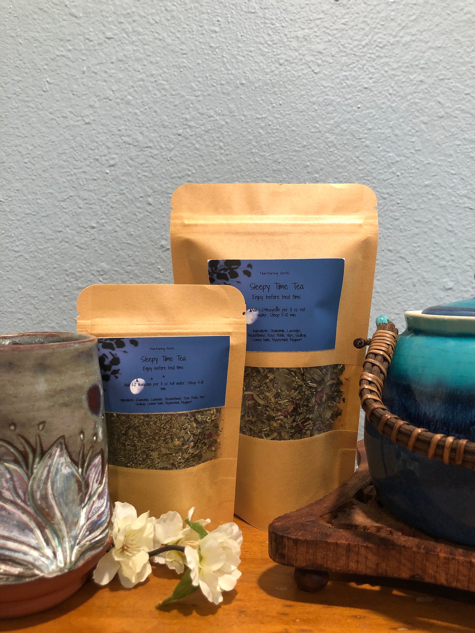 Sleepy Time Tea Blend, Organic Herbal Tea, Night Time Tea, Bedtime Tea ...
