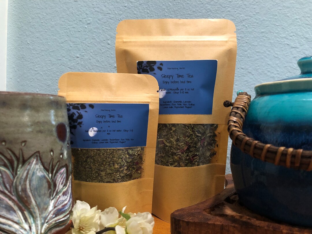 Sleepy Time Tea Blend, Organic Herbal Tea, Night Time Tea, Bedtime Tea ...