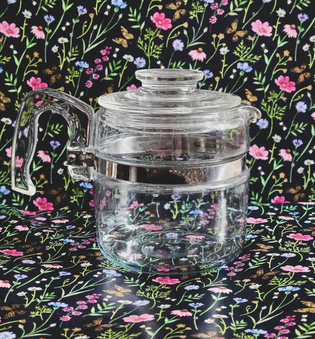 Vintage Pyrex Percolator Vintage Coffee Making Bodum 4 Cup - Etsy