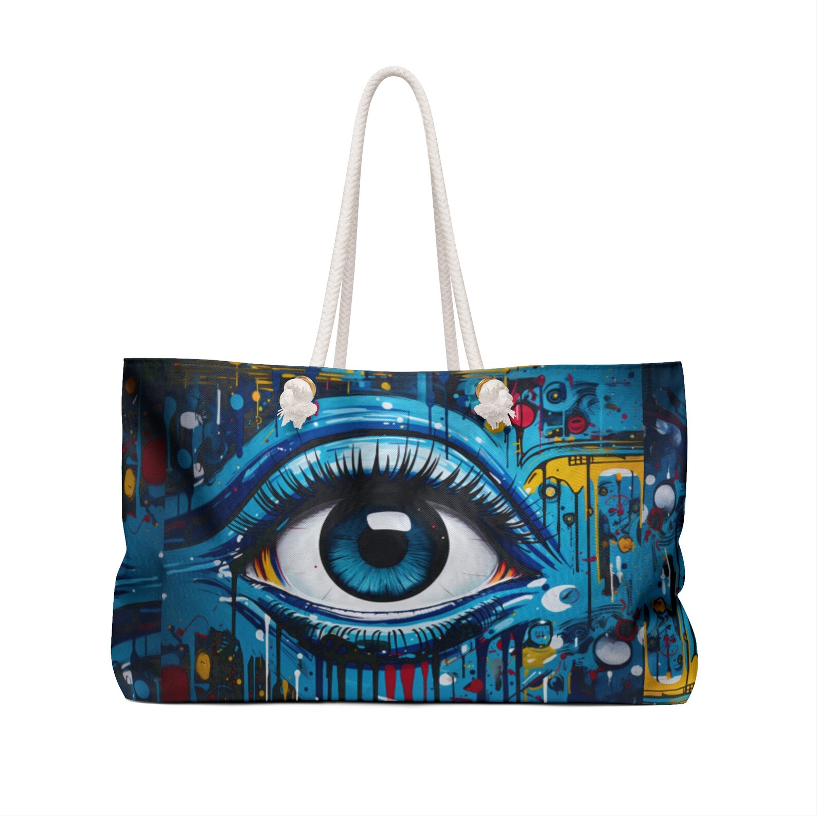 Blue Eyes Evil Eye Candy Weekender Bag Pack Your Bags and Go the Best ...