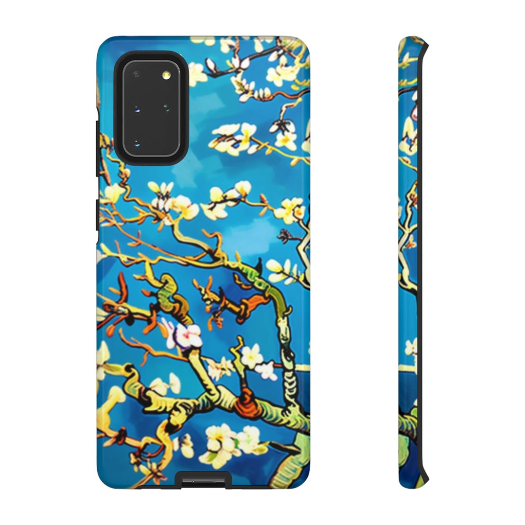 Blue Cherry Blossom Tough Cell Phone Case Protective Case - Etsy