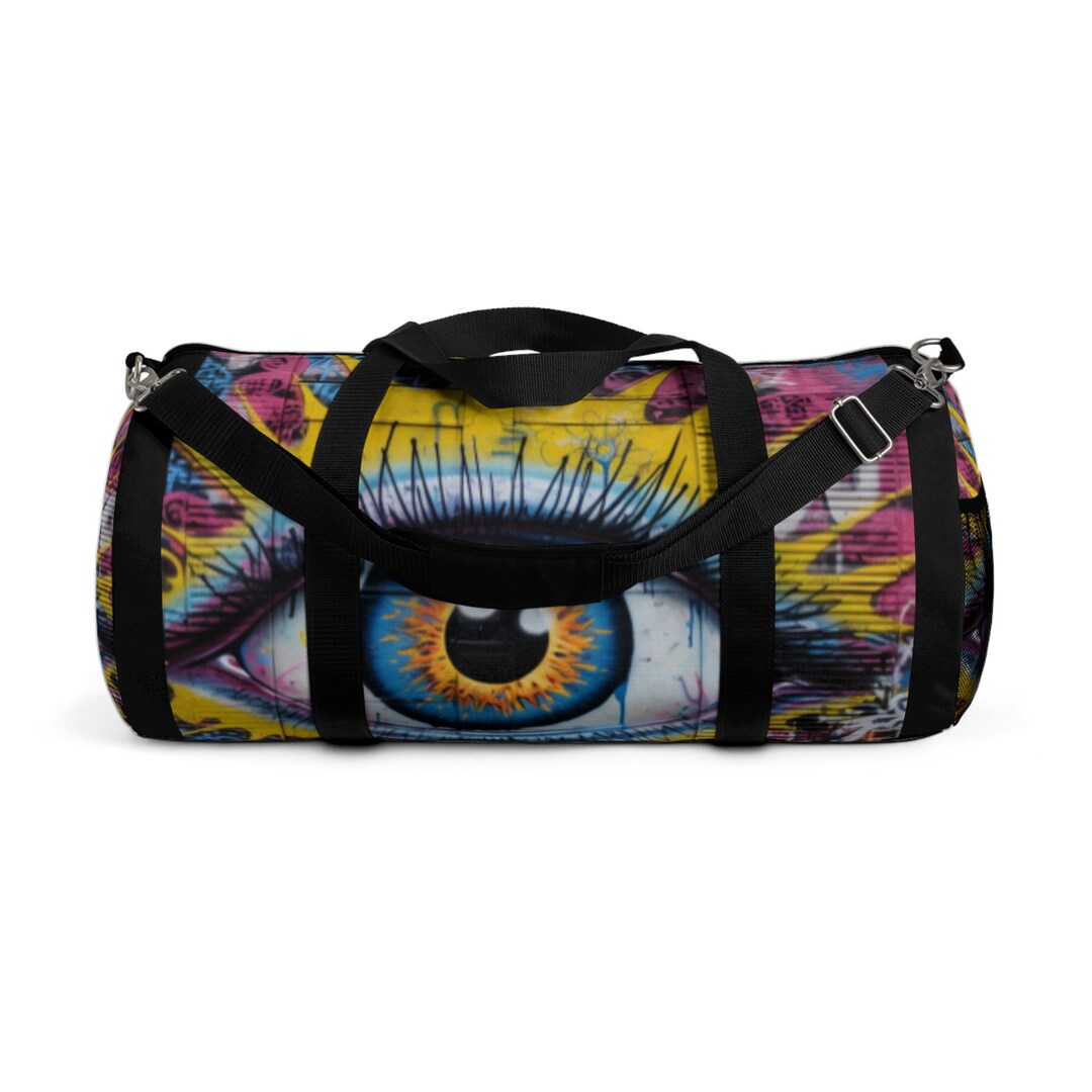 Graffiti Evil Eye Duffel Bag Carry on Bag - Etsy