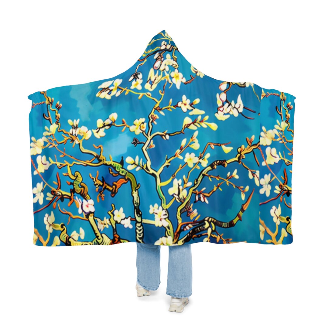 Blue Cherry Blossom Snuggie Snuggle Blanket - Etsy