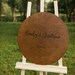 Wedding Signs Wood Circle Custom Guest Book Rustic Guest Book - Etsy