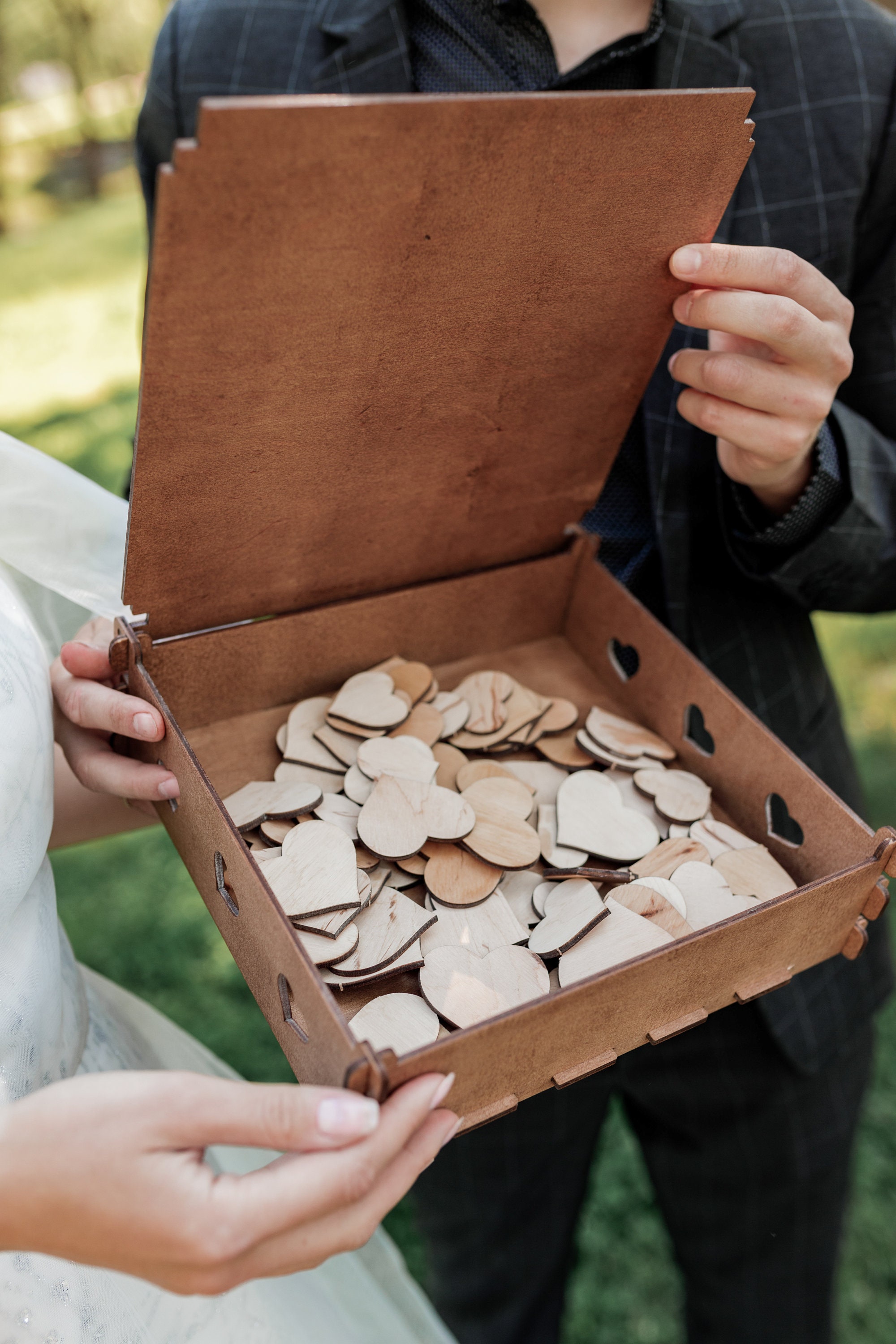 Wooden Personalised Wedding Memory Box, Wedding Keepsake Box, Wedding ...