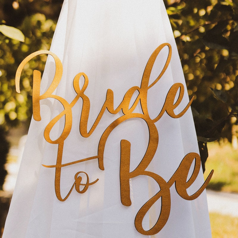 Bride to Be Wood Sign - Etsy