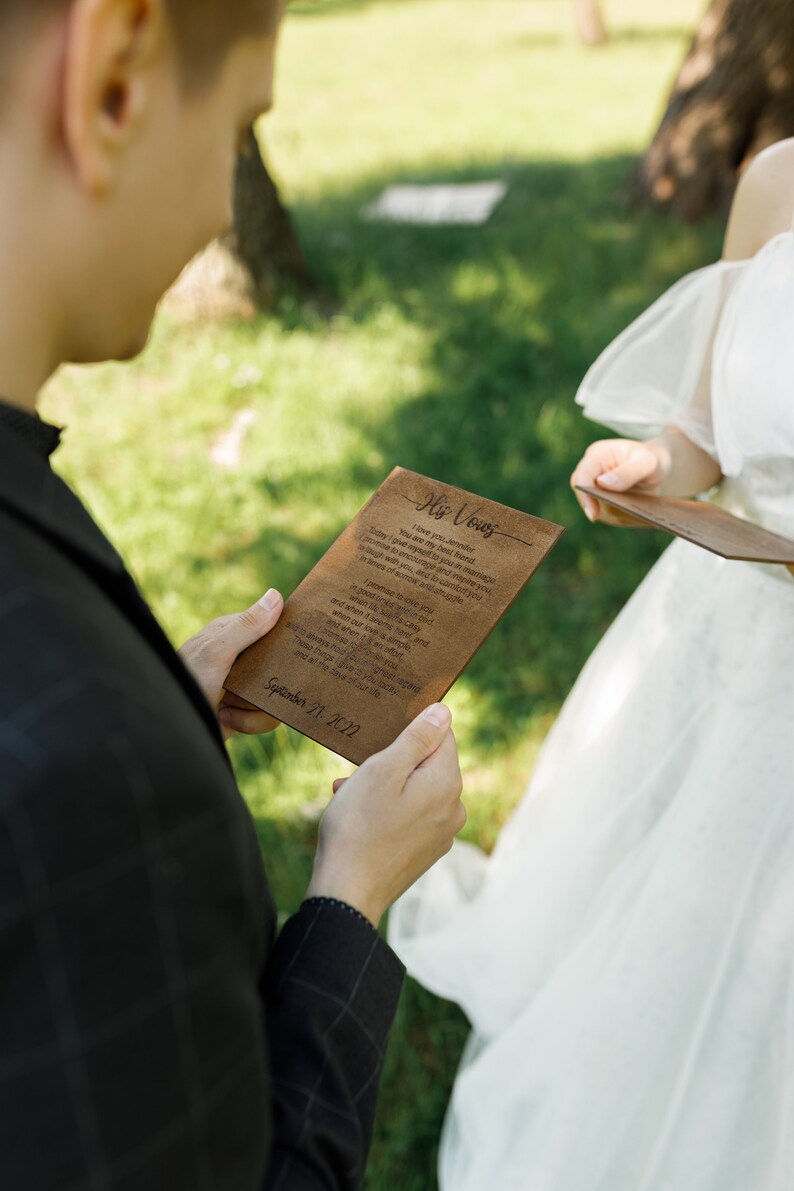 Custom Wedding Vows I Take You to Be My Best Friend Wood | Etsy