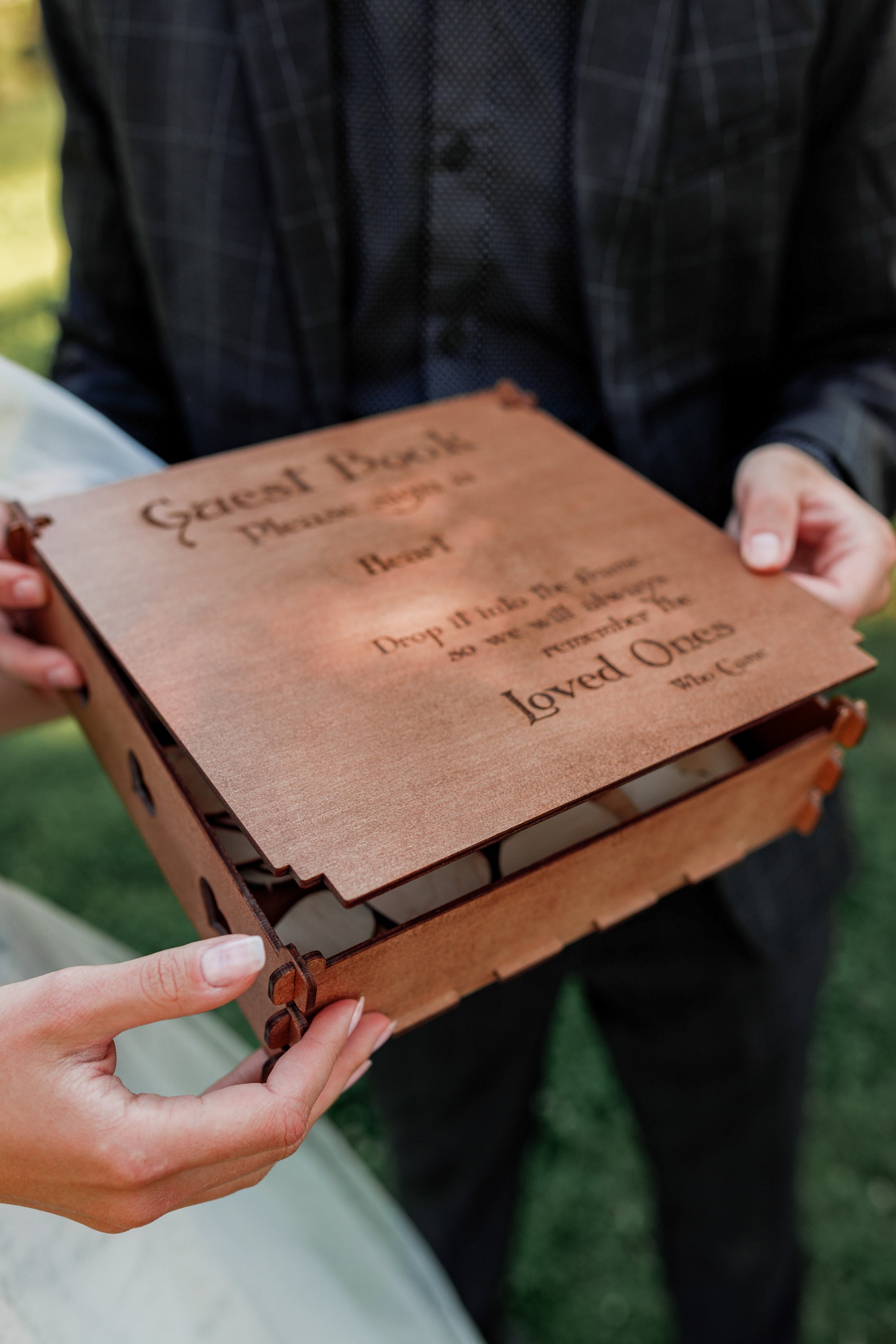 Wooden Personalised Wedding Memory Box, Wedding Keepsake Box, Wedding ...