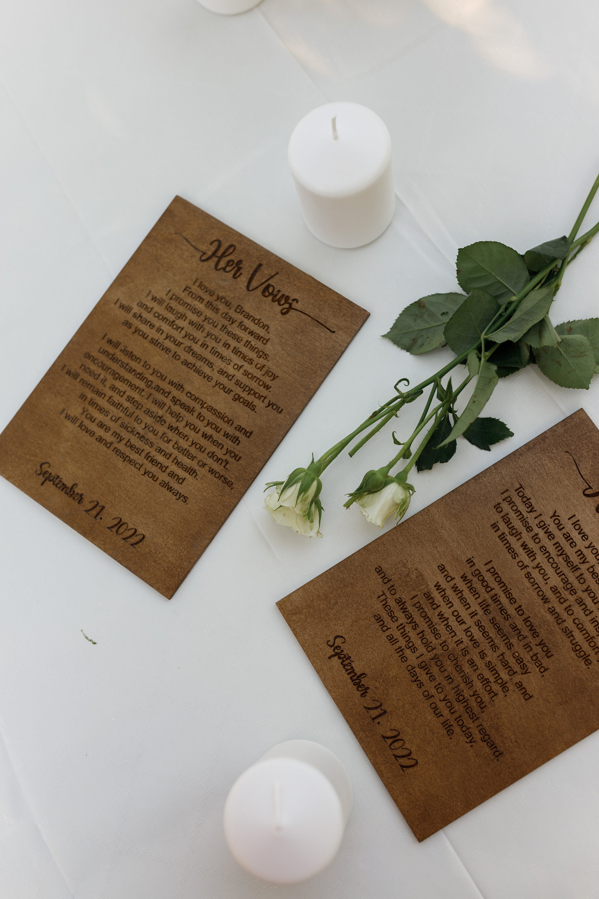 Custom Wedding Vows I Take You to Be My Best Friend Wood | Etsy