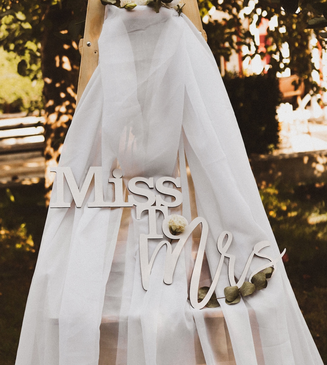 Miss to Mrs Sign, Wooden Sign for Bridal Shower, Bridal Party Decor ...