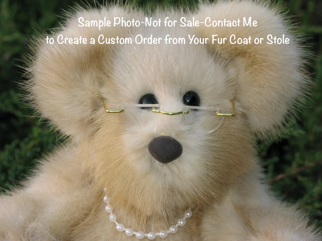 Custom Made Teddy Bear From Your Fur Coat - Etsy