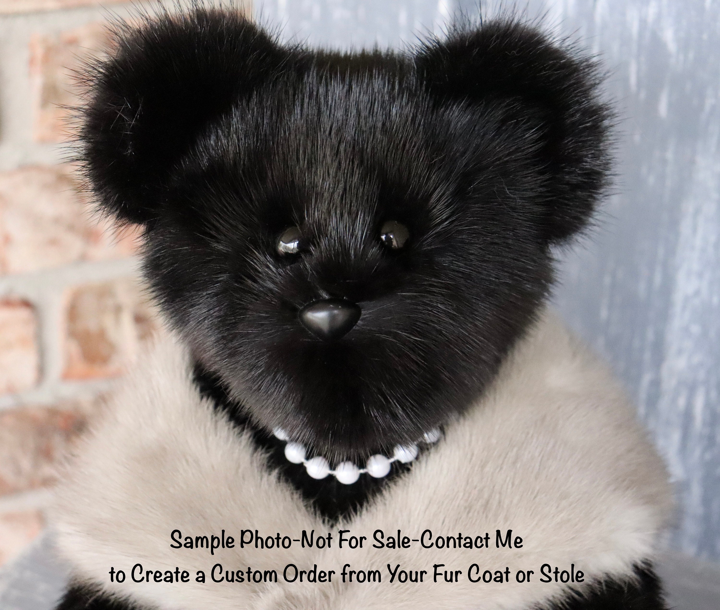 Custom Made Teddy Bear From Your Fur Coat - Etsy
