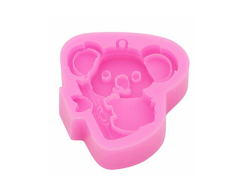 Koala Silicone Molds Glossy Keychain Mould Bear Epoxy Mold - Etsy