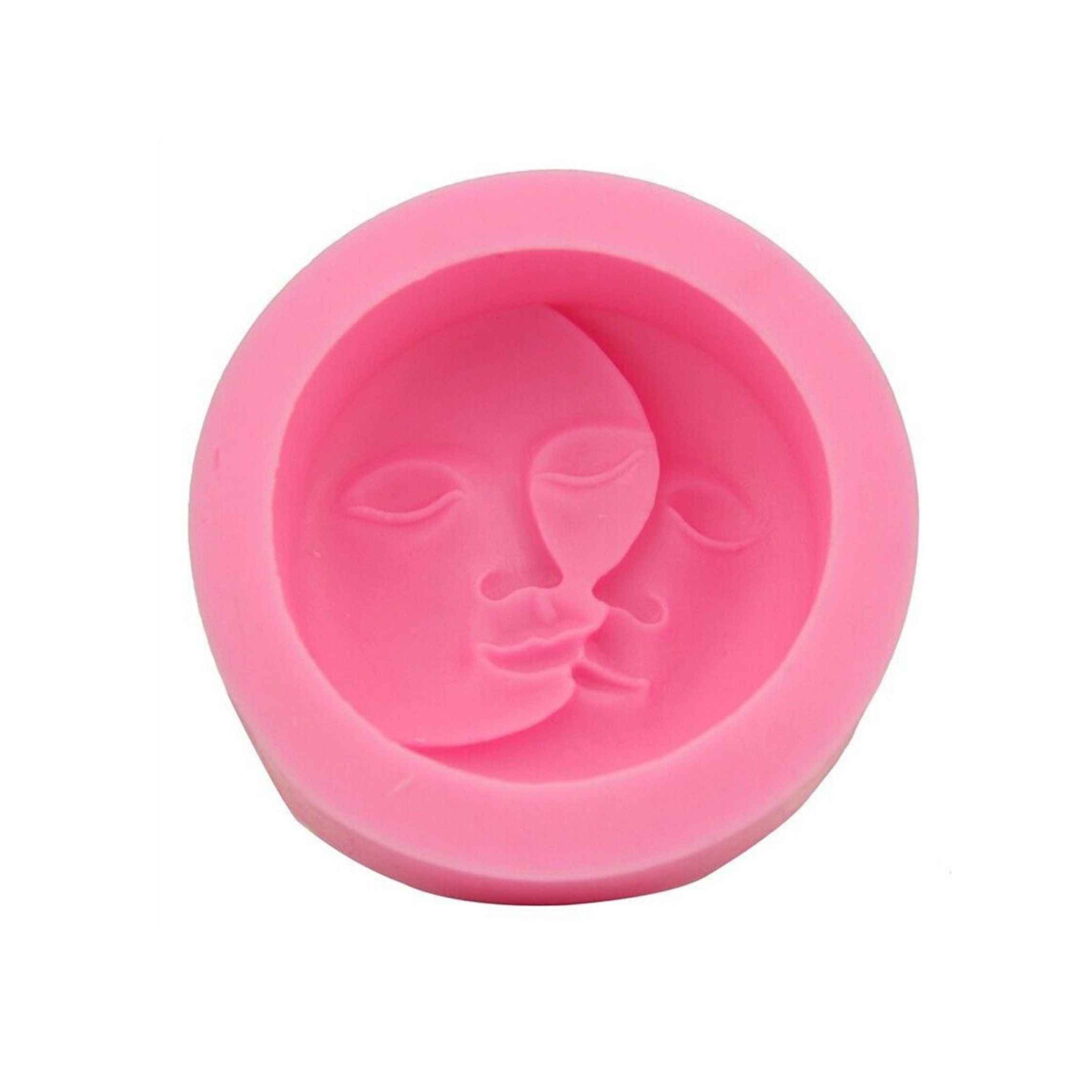 Sun and Moon Face Silicone Mold Chocolate Mold Candle Mold - Etsy