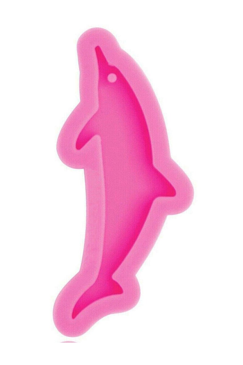 Shiny Fish Molds DIY Epoxy Resin Mold Dolphin Silicone Mold for ...