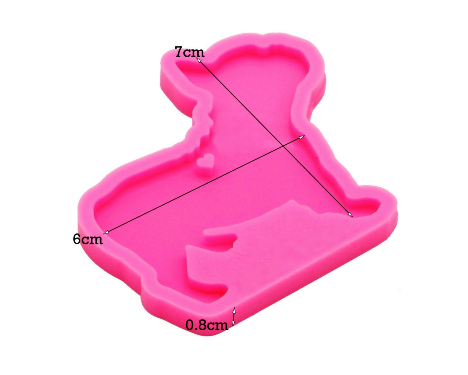 Silicone Keychain Moldcraft Moldglitter Mold3d Moldjewelry - Etsy