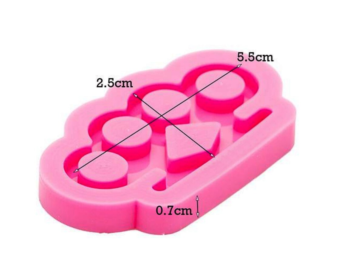 DIY Shiny Brass Knuckles Shape Keychain Mold DIY Silicone - Etsy