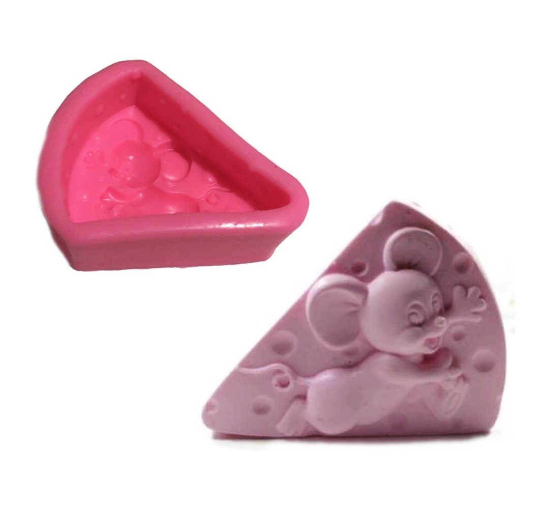 Mouse Silicone Mold,cheese Shape Mouse Mould Craft Art Silicone 3D Soap ...