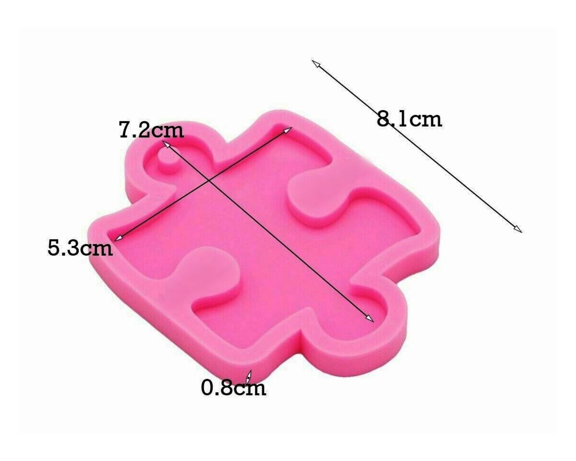 Shiny Puzzle Silicone Molds DIY Epoxy Resin Table Mould Silicon Craft ...
