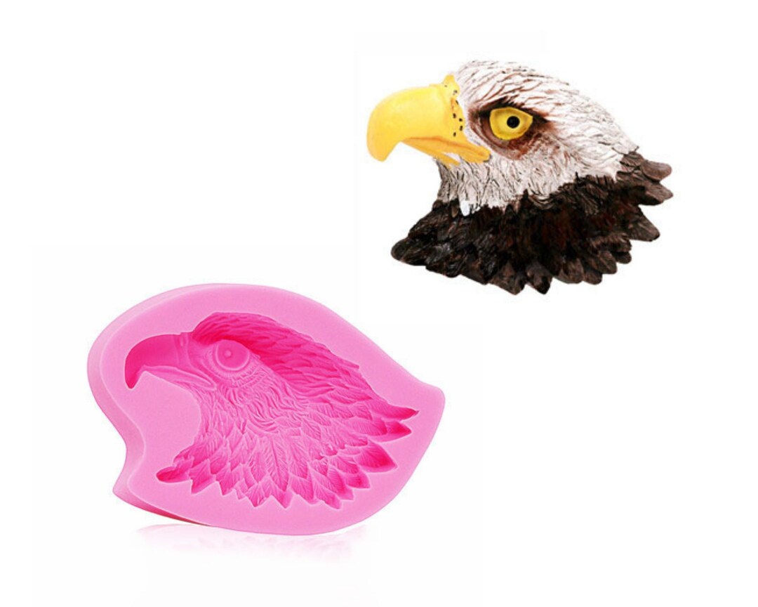 Bald American Eagle Head Bird Mould Mold,keychain Mold,jewellery Making ...
