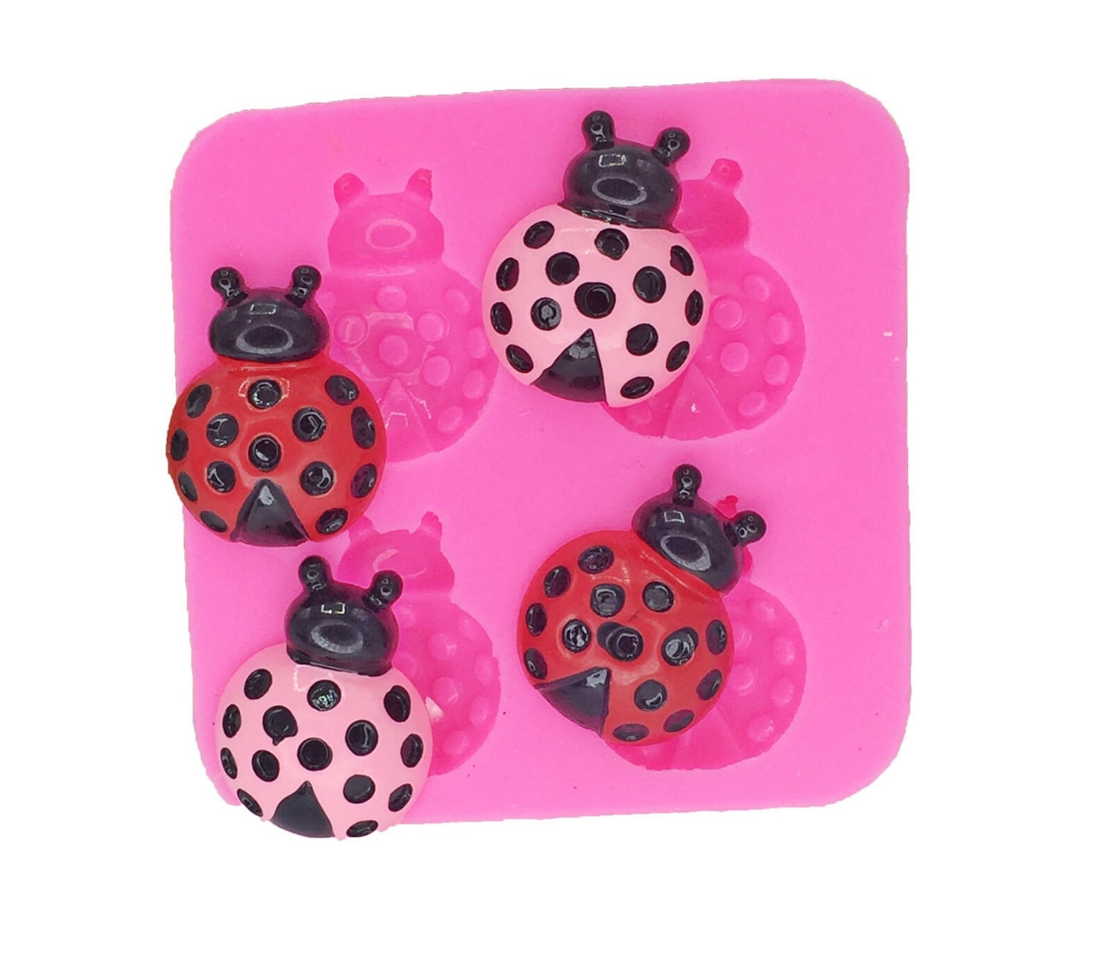 Ladybug Silicone Mold,3d Silicone Fondant Mold Design Mold,custom Mold ...
