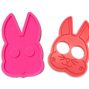 Shiny Rabbit Self-defense Silicone Mold Silicon Keychain Resin Mold ...