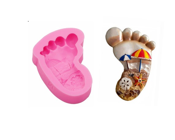 Cute Foot Silicone Fondant Molds Chocolate Mold Sugar Craft | Etsy