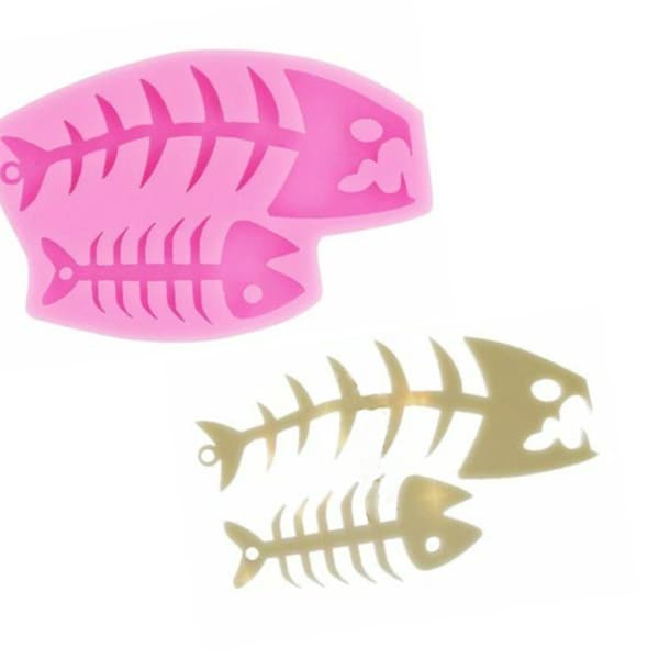 Fish Skeleton Resin Mold - Etsy
