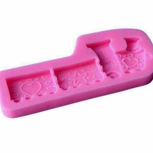 Cartoon Train Shape Fondant Cake Mold Fondant Paste Candy Cookies ...