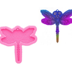 Shiny Dragonfly Resin Molds Epoxy Silicone Molds Silicon Mold Making ...