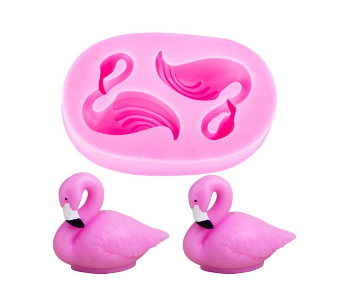 Flamingo Silicone Mold,animal Flamingos Silicone Decorating Mold Sugar ...