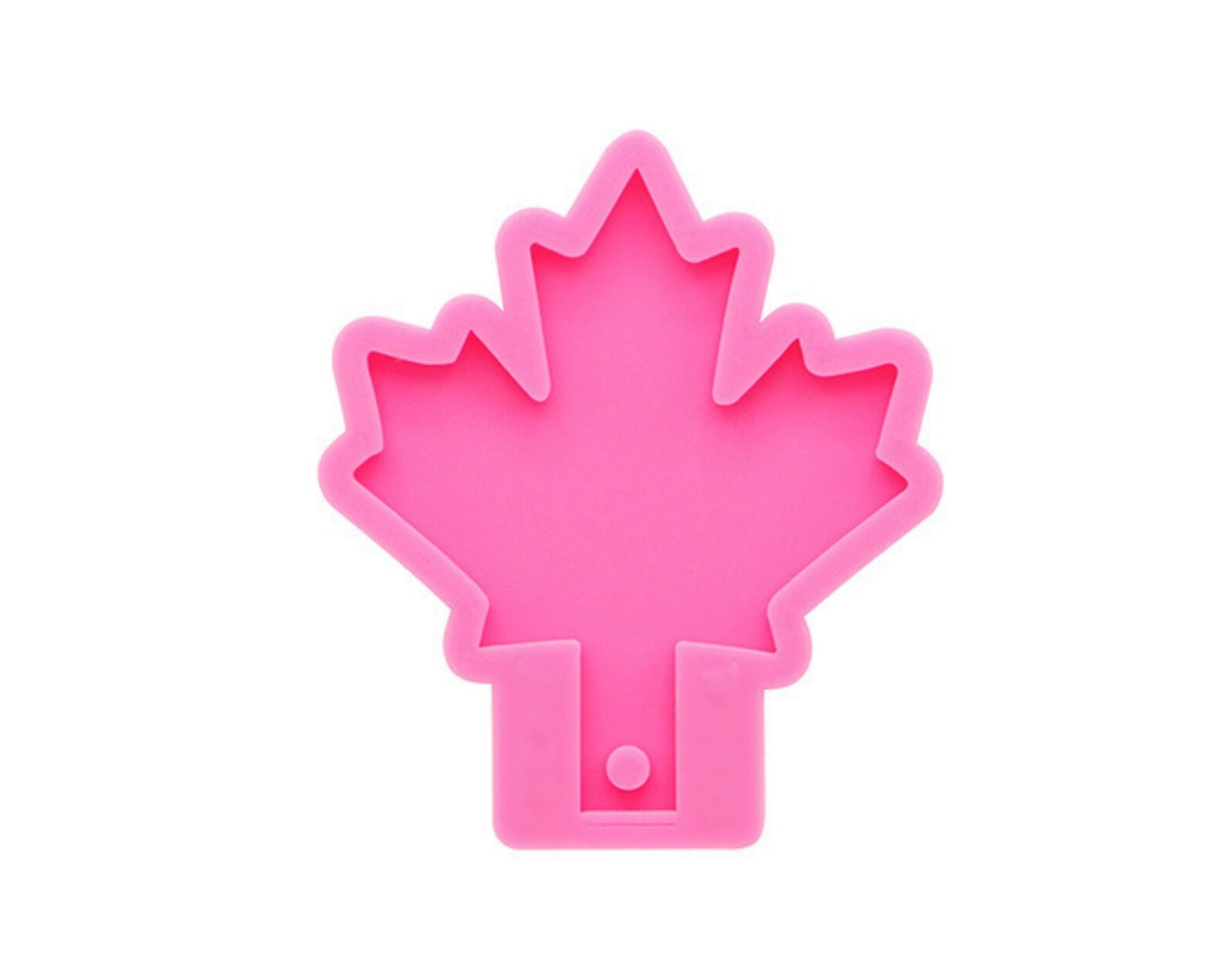 Shiny Maple Leaf Leaves Silicone Molds for DIY Truck Key Ring Epoxy ...