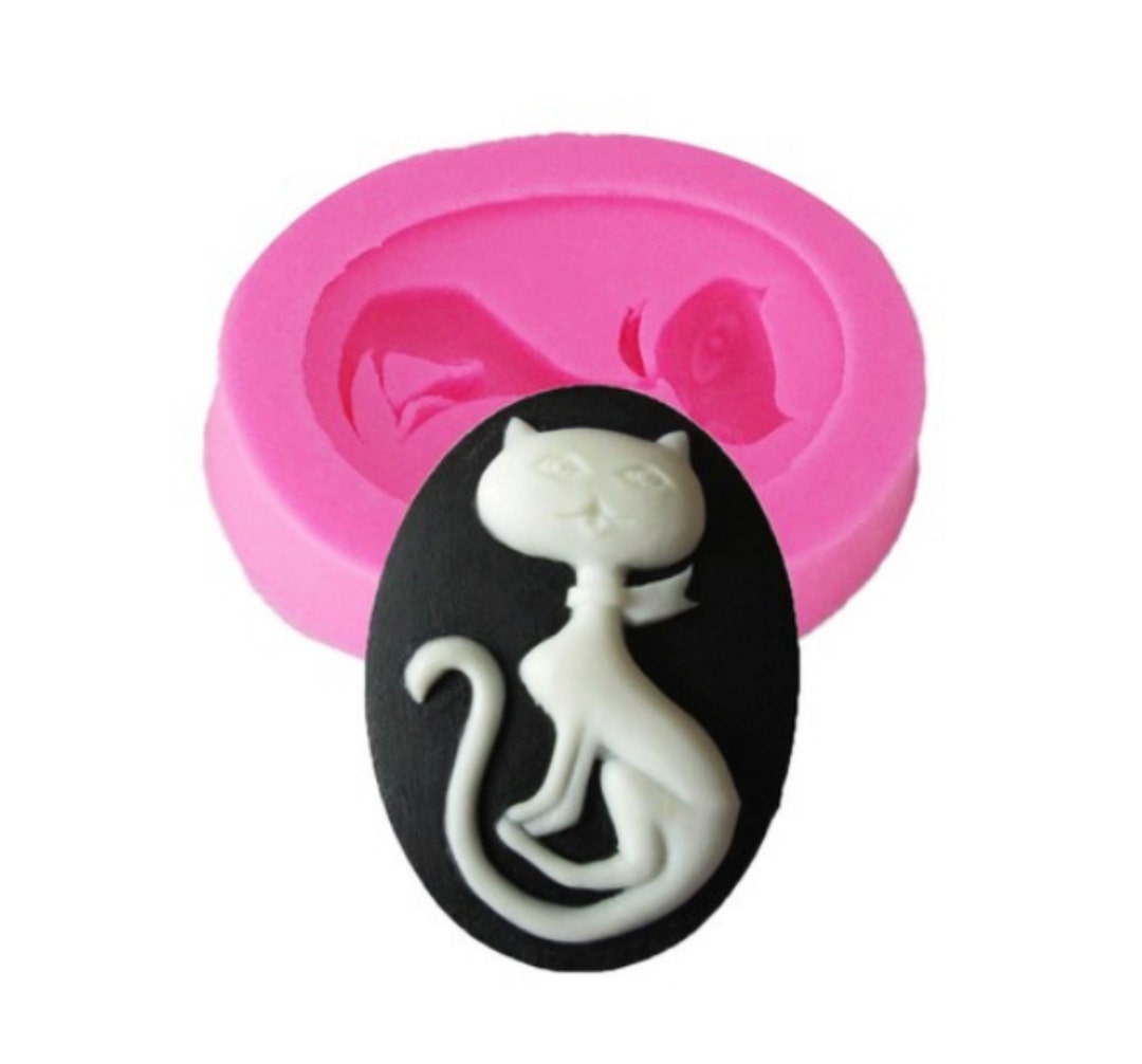 Cat Silicone Mold,lovely Cat Mold Fondant Mold,silicone Mould Kitchen ...