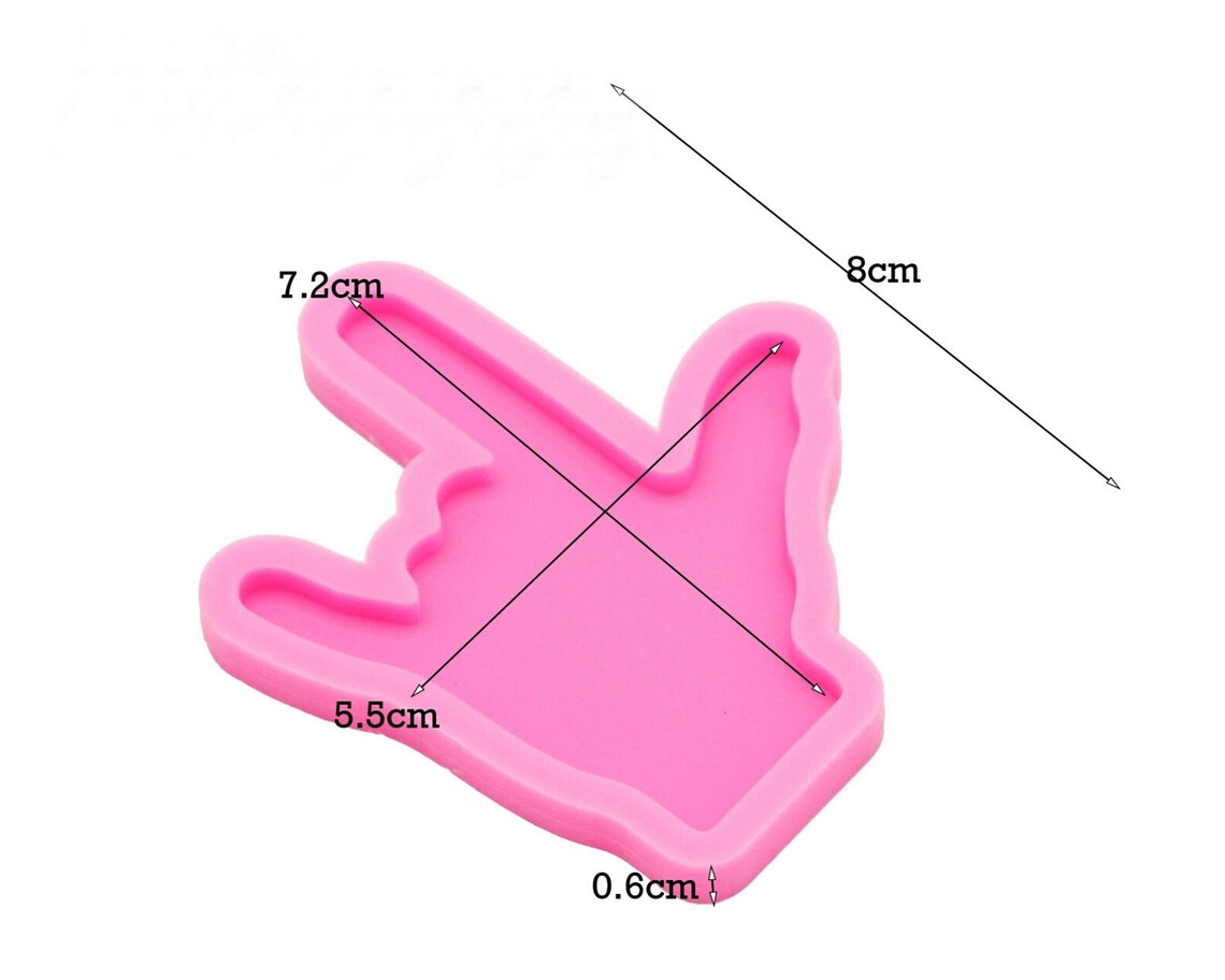 Finger Silicone Mold Hand Shape Fingersilicone Keychain - Etsy