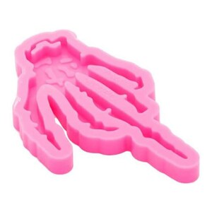 Skeleton Hand Resin Keychain Mold, Skeleton Hand Silicone Mold, Resin ...