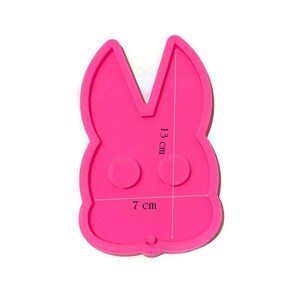 Shiny Rabbit Self-defense Silicone Mold Silicon Keychain Resin Mold ...