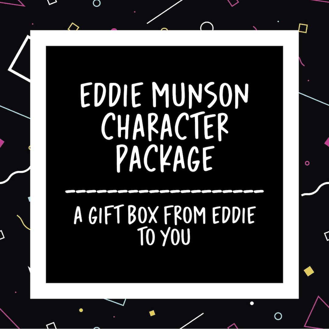 Eddie Munson Character Package - Etsy