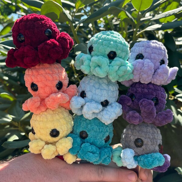 Octopus Plush - Etsy