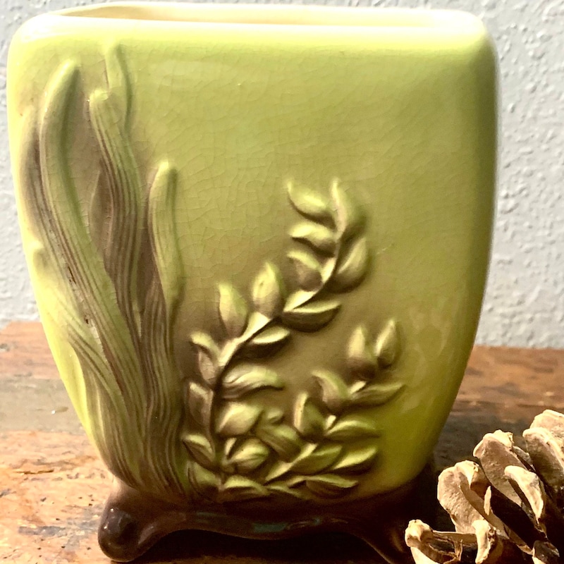 Chartreuse Planter - Etsy