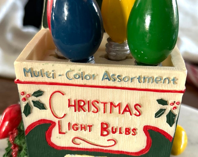 Vintage Christmas Bulb Knife Display Bright Primary Colors From ...