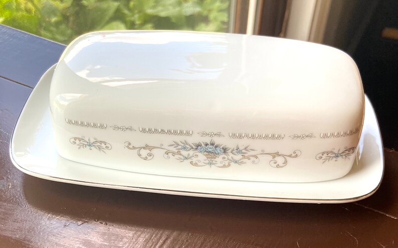 Vintage WADE Japan Porcelain Pattern diane Covered Butter - Etsy