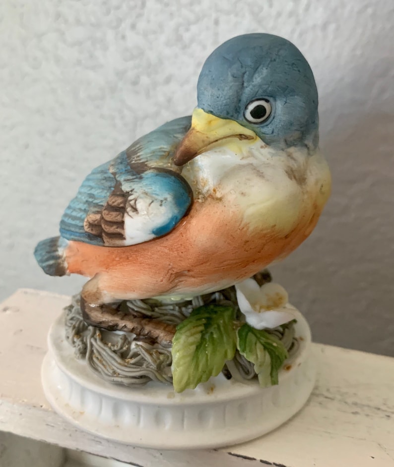 Vintage Lefton Porcelain Eastern Blue Bird Bird Lover Gift | Etsy