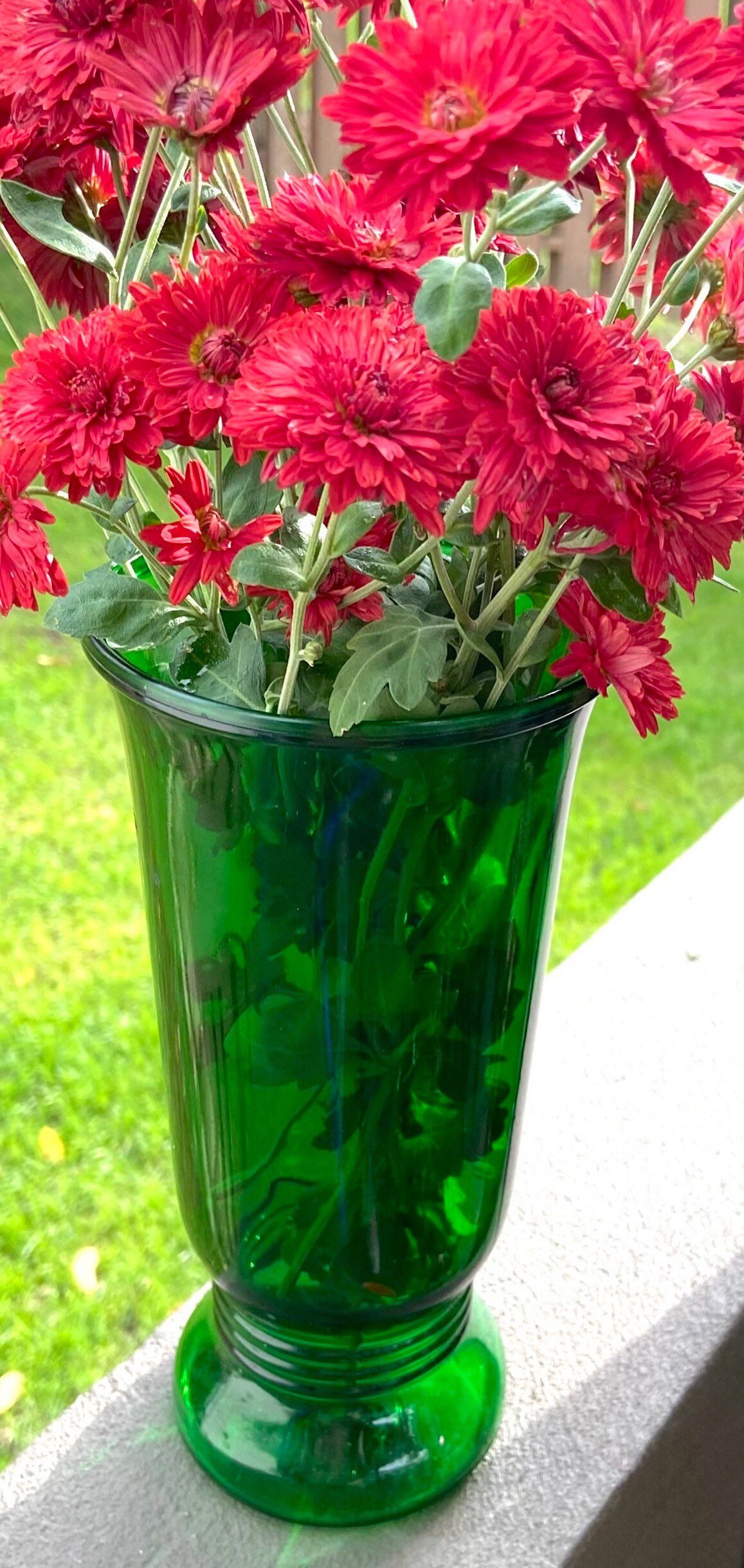 Vintage Emerald Green Cleveland Napco Glass Floral Vase - Etsy
